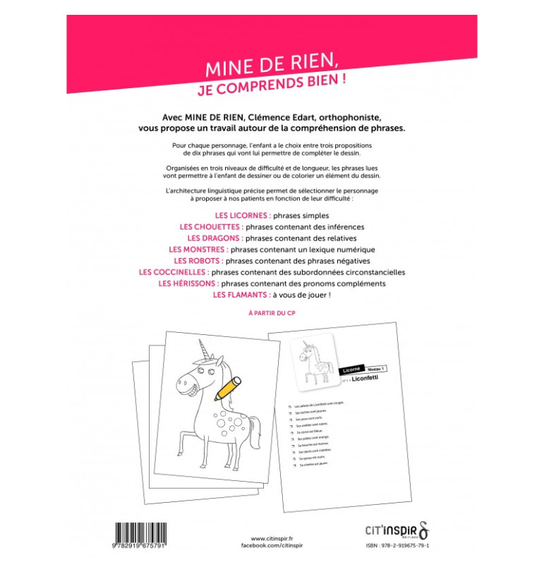 Mine de rien, je comprends bien !-Compréhension-Phrases