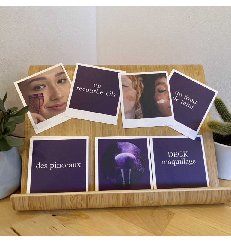 Imagier Maquillage - Deck-Kerozenn éditions-Vocaulaire et lexique
